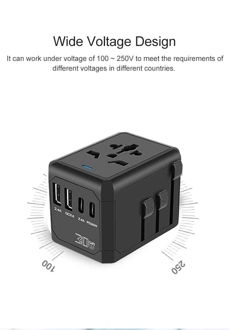 Trending Products On Amazon International Power Adapters 4 Usb C Pd30w ...