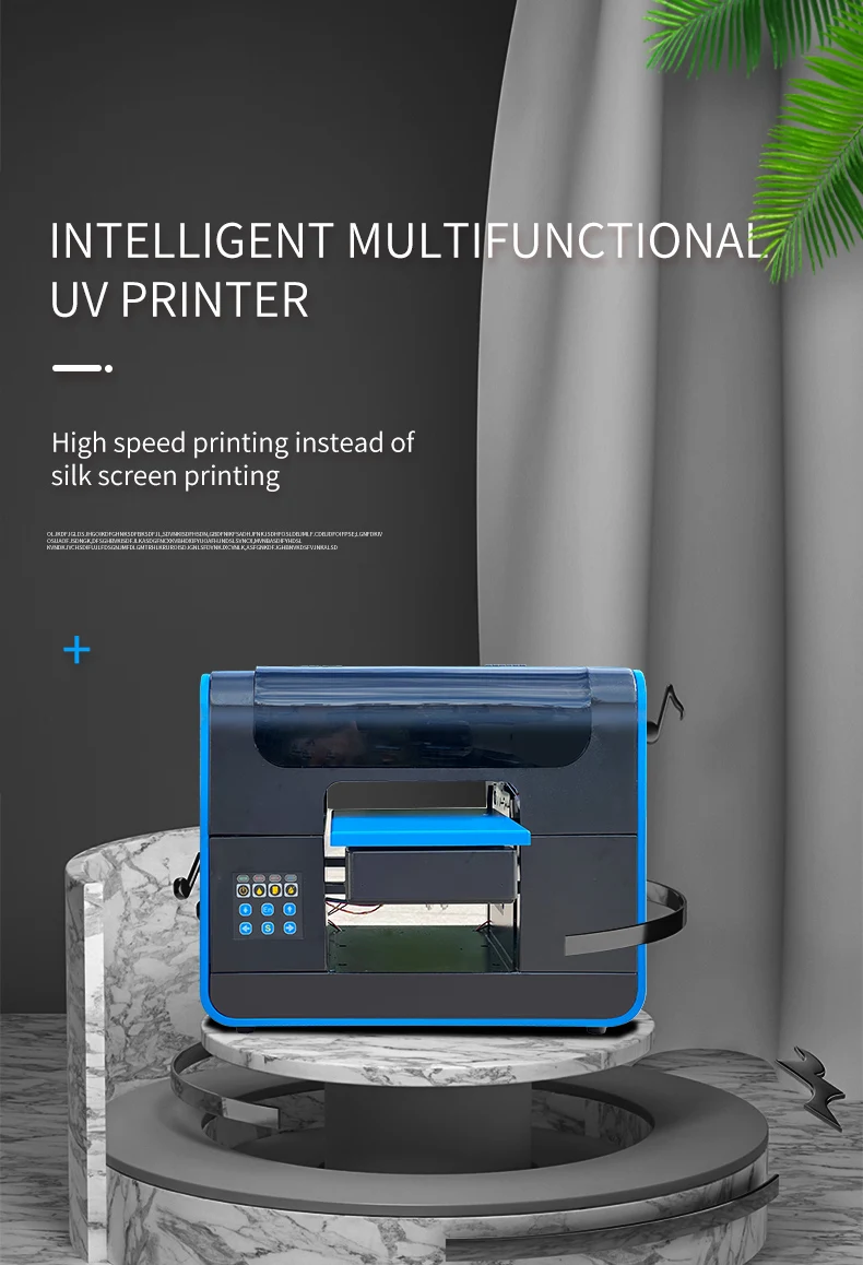 Mini UV Flatbed Printer - A4 Size for Versatile Printing