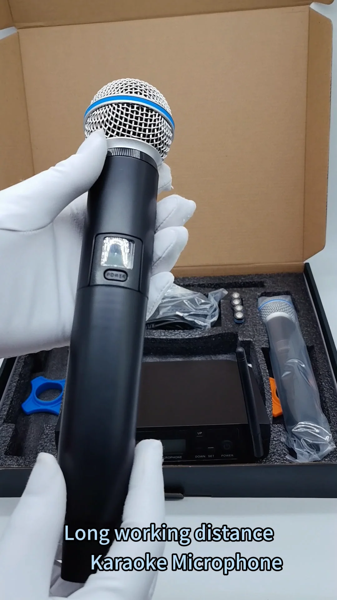 Hot Professional Fm Glxd4 Beta87a Handheld Dynamic Mic Vocal Microfone ...