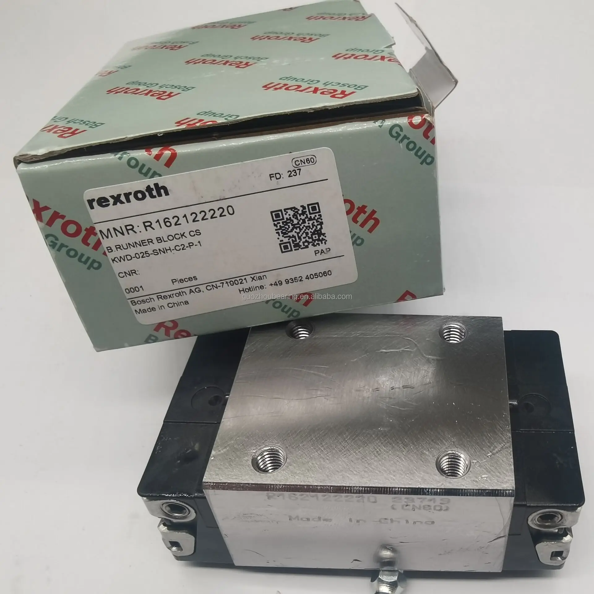 Rexroth Brand Linear Guide Rail Block Slider Carriage R162122220 ...