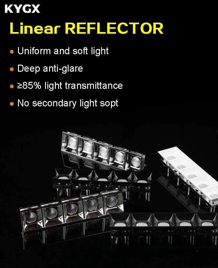 Linear Reflectors for Embedded Mounted Ceiling Light Track Light Laser ...