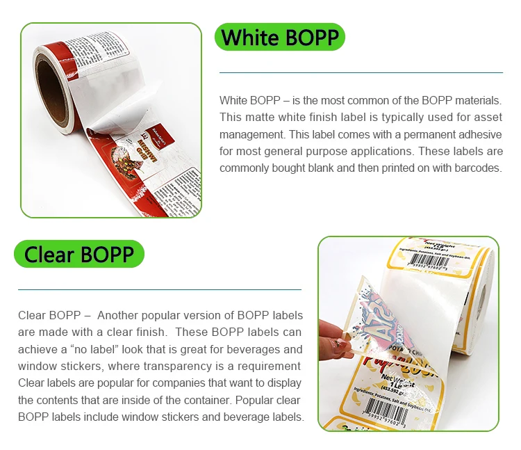 Manufacturer Custom Packaging Label Logo Sticker Printing Self Adhesive ...