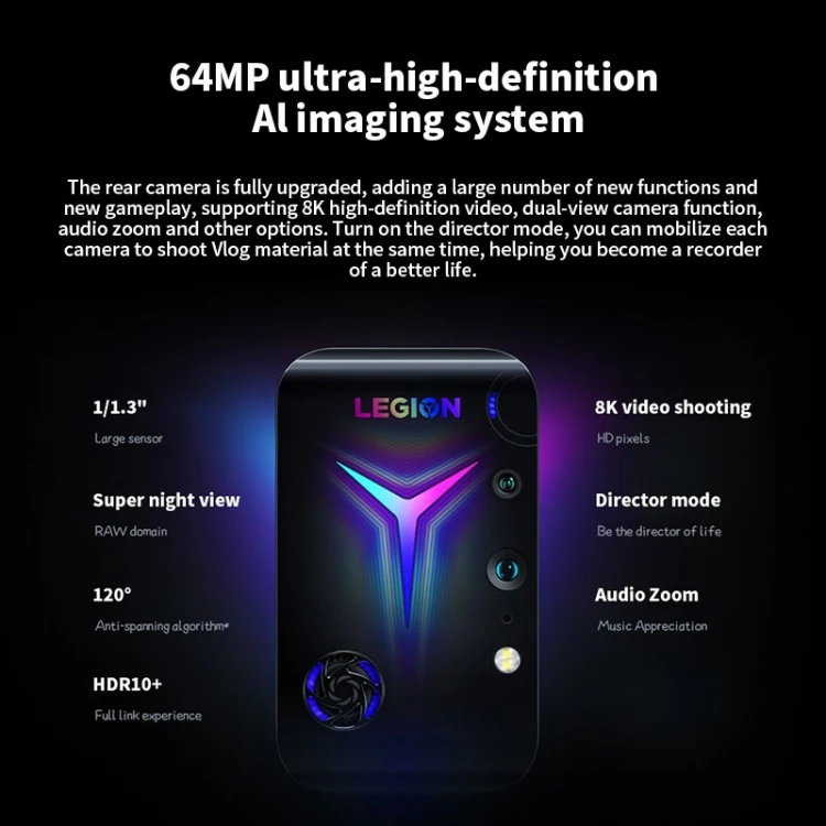 Latest Lenovo Legion Gaming Phone 2 Pro 5g Mobile Phone 6.92 Inch ...