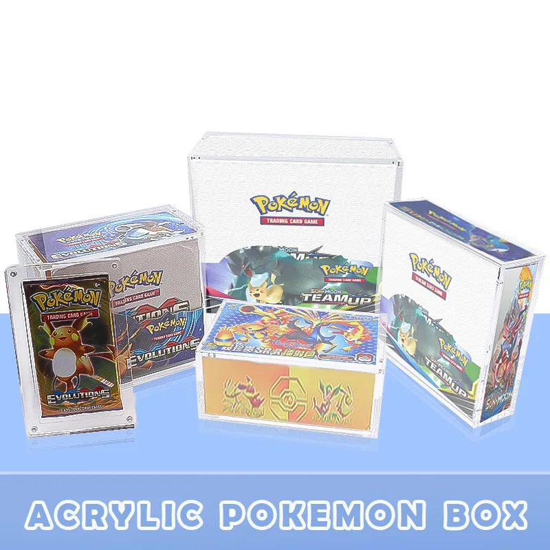 Spring Sign Pokemon Japanese Booster Box Acryl Case Acryl Booster Box ...