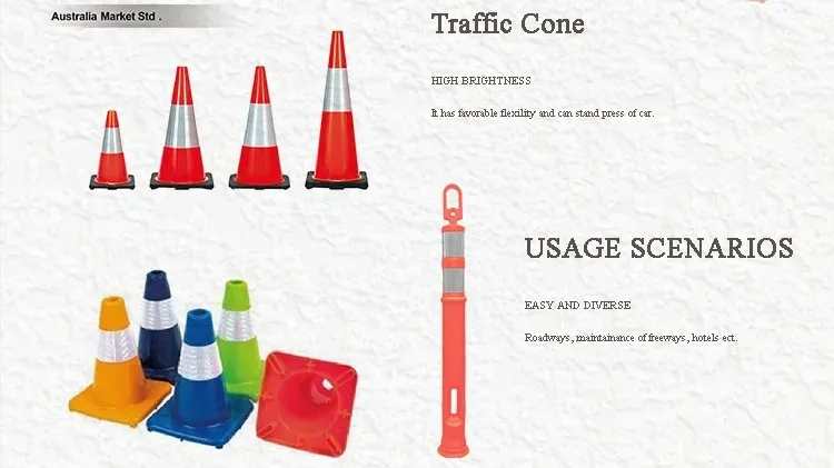 36inch/70cm Yellow Pvc European Collapsible Traffic Cone 50cm Lime ...