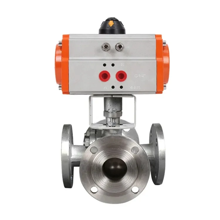 DN150 6 Inch Double Flanged Stainless Steel Ball Valve