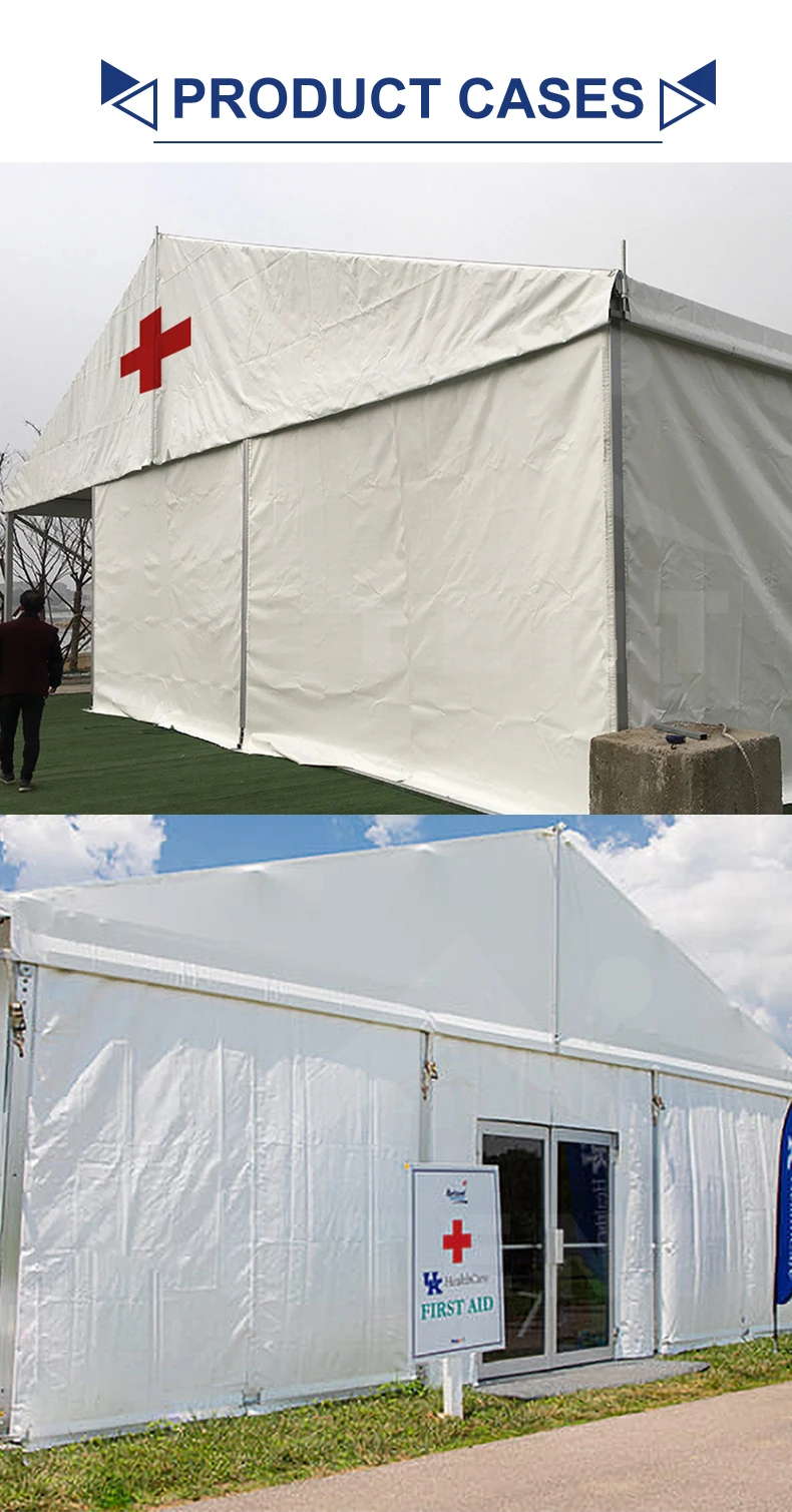 Waterproof Modular PVC Tents for Disaster Relief & Evacuation