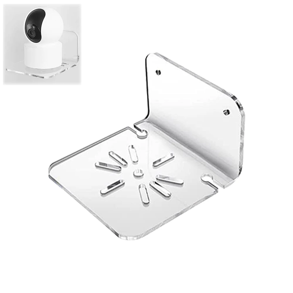 Clear Acrylic Floating Shelves Universal Security Cameras Adhesive ...