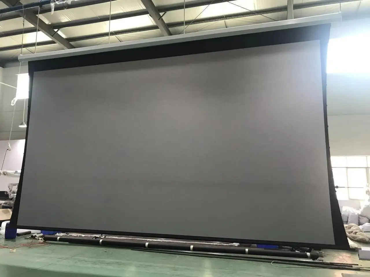 Motorized Projector Screen - 300 Inch Tubular Motor, Matt White ...