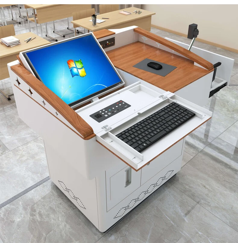 New Arrival Sale Multimedia Digital Desktop Stand School Podium With ...