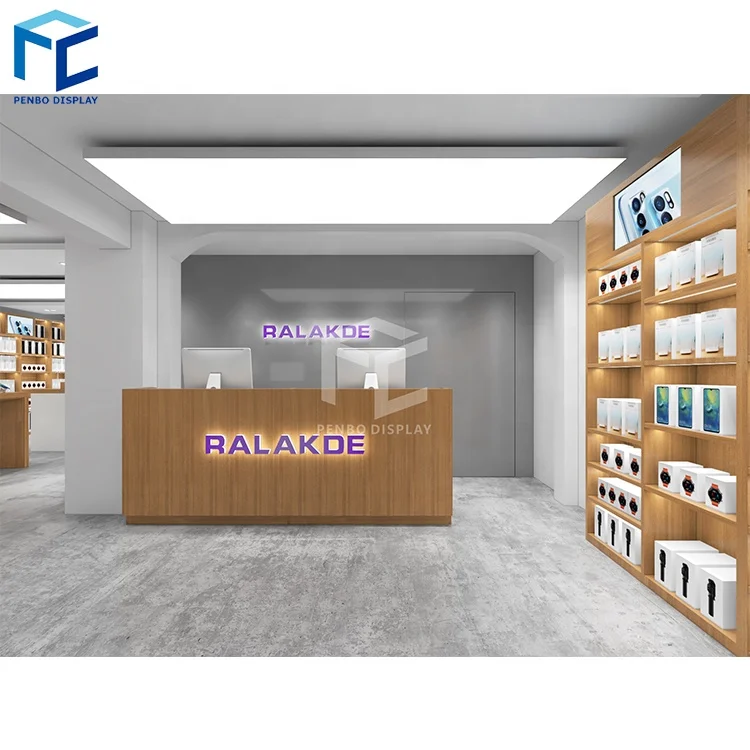 Retail Store Design - Stylish Mobile Phone Display Cabinets