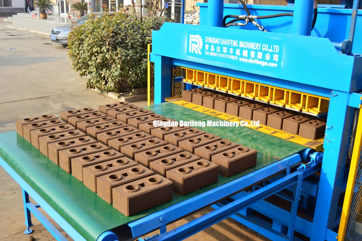 Hydraulic Interlocking DF10-10 Clay Brick Making Machine Soil Brick ...