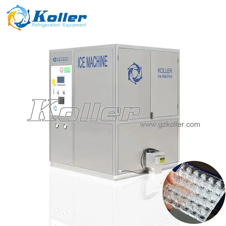 Commercial Ice Cube Maker 1 Ton Ice Cube Maker Machine 1000kg Per Day ...