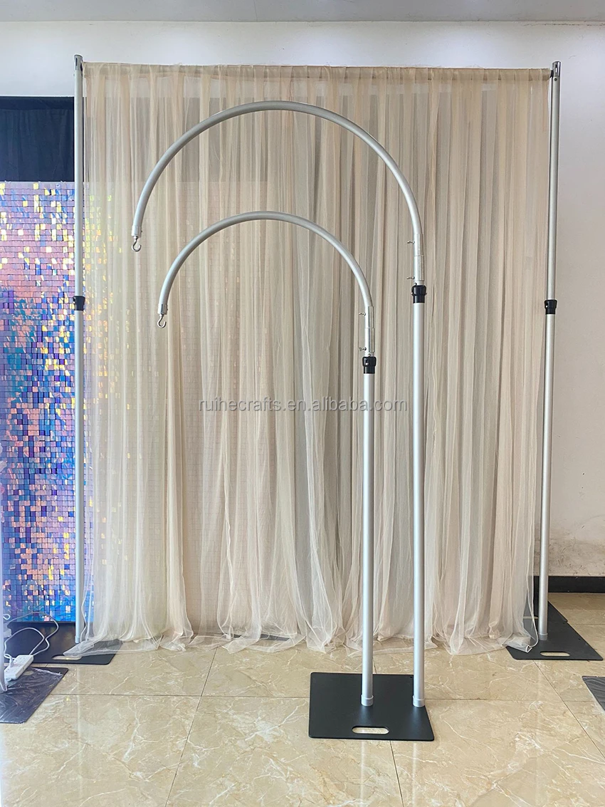 Aluminum Alloy Adjustable Wedding Event Props Background Stand Wedding ...