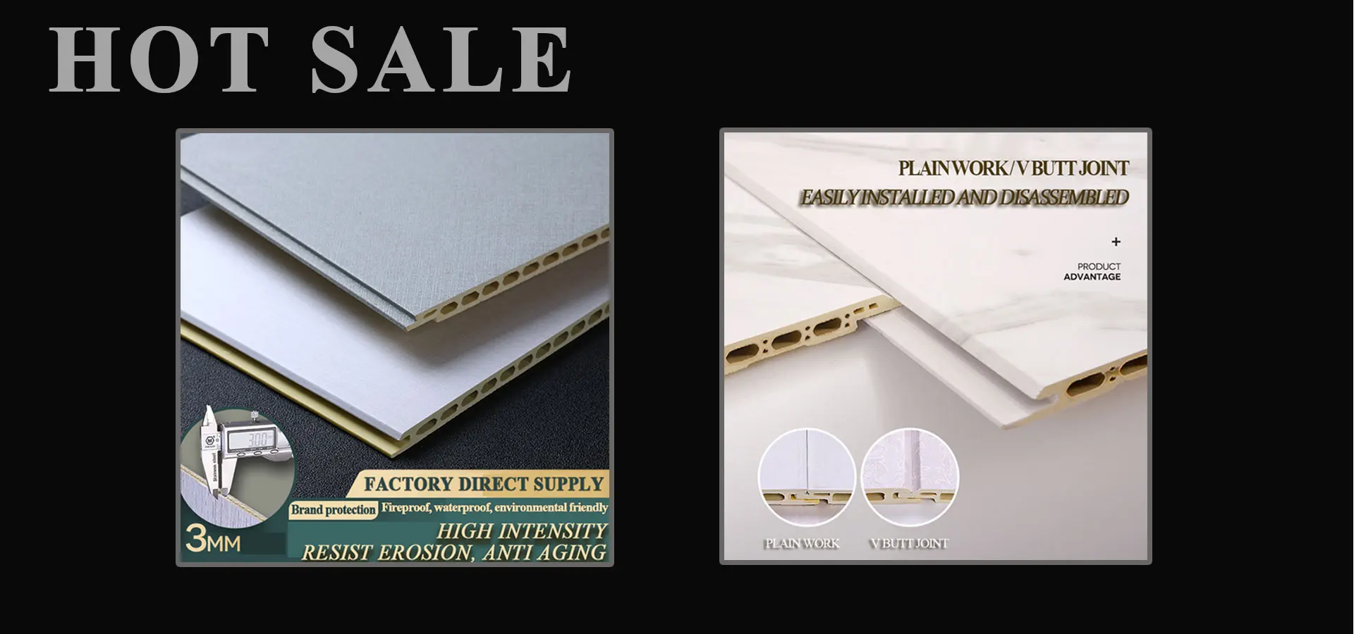 Haining Halong Industry Co., Ltd. - PVC WPC Pane, Wall Sticker