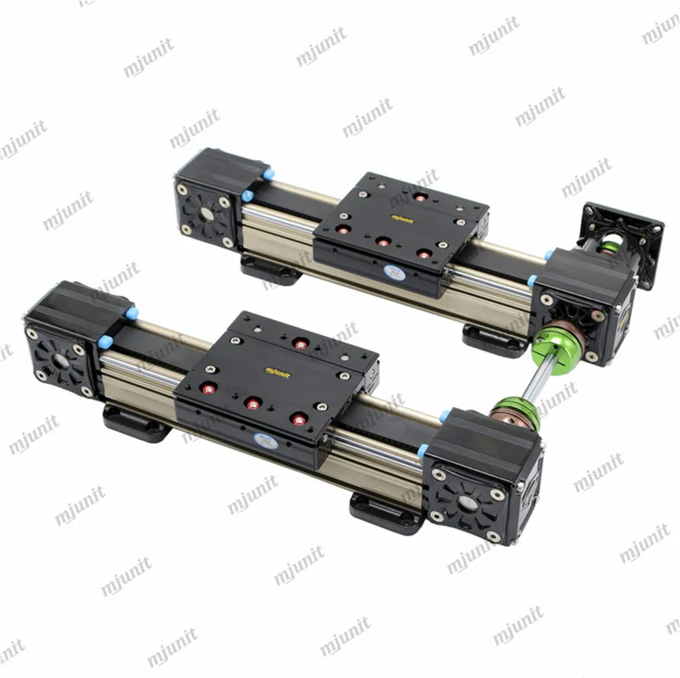 Mjunit Mj60 X Y Linear Actuator Belt-drive Linear Rail Guide - Buy Micrometer Positioning Stage ...