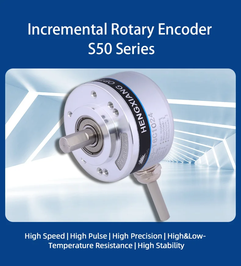 S50 Rotary Encoder 500ppr Encoder Revolution 500abz Solid Shaft 10mm - Buy S50 Rotary Encoder ...