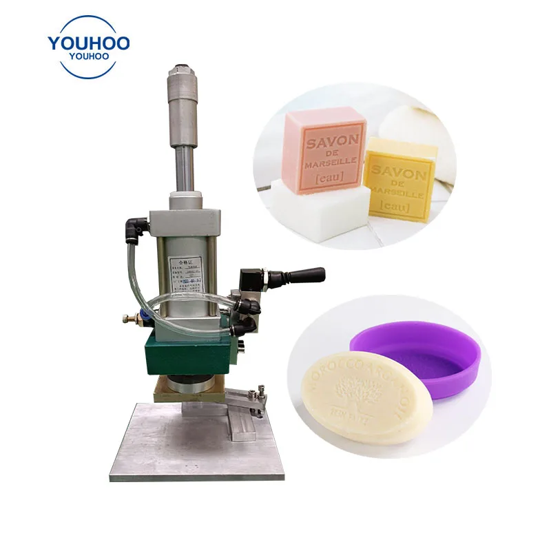 pneumatic soap press forming machine for bath soap / manual soap ...