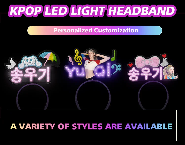 Yuqi Kpop Star Custom Glow In Dark Light Up Party Flashing Led ...