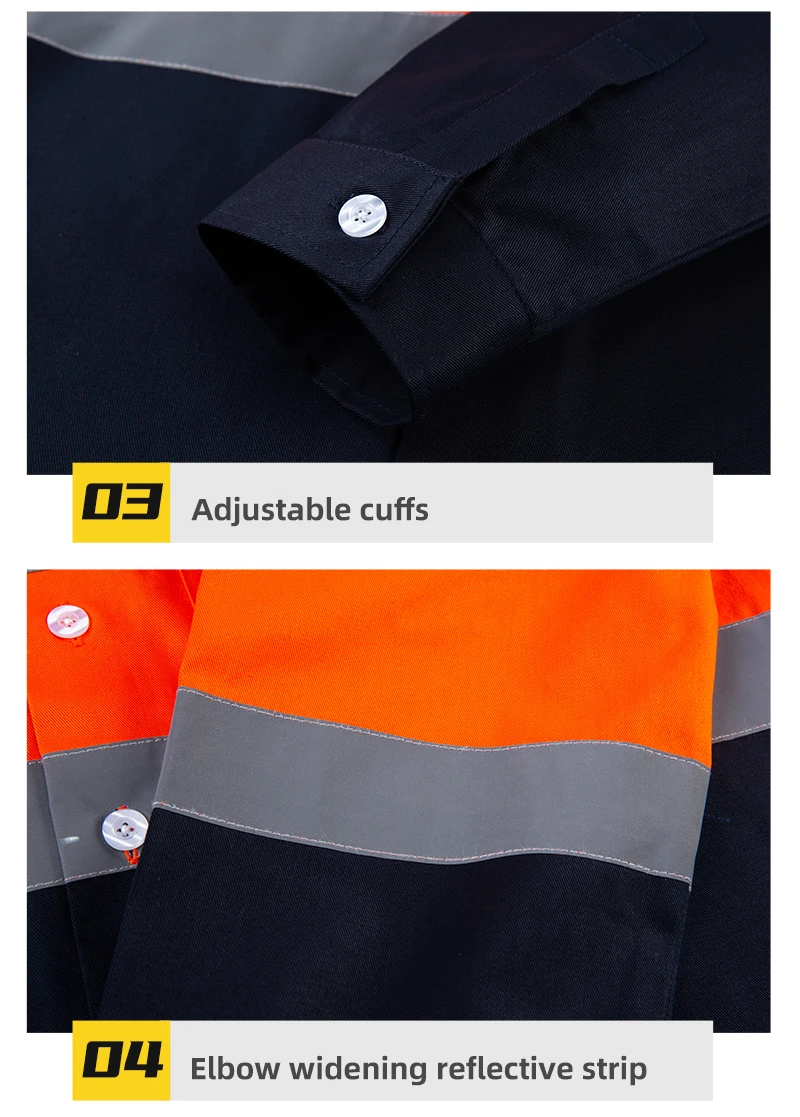 Construction High Hi Vis Workwear Work Clothes Wear Jacket Uniform ...