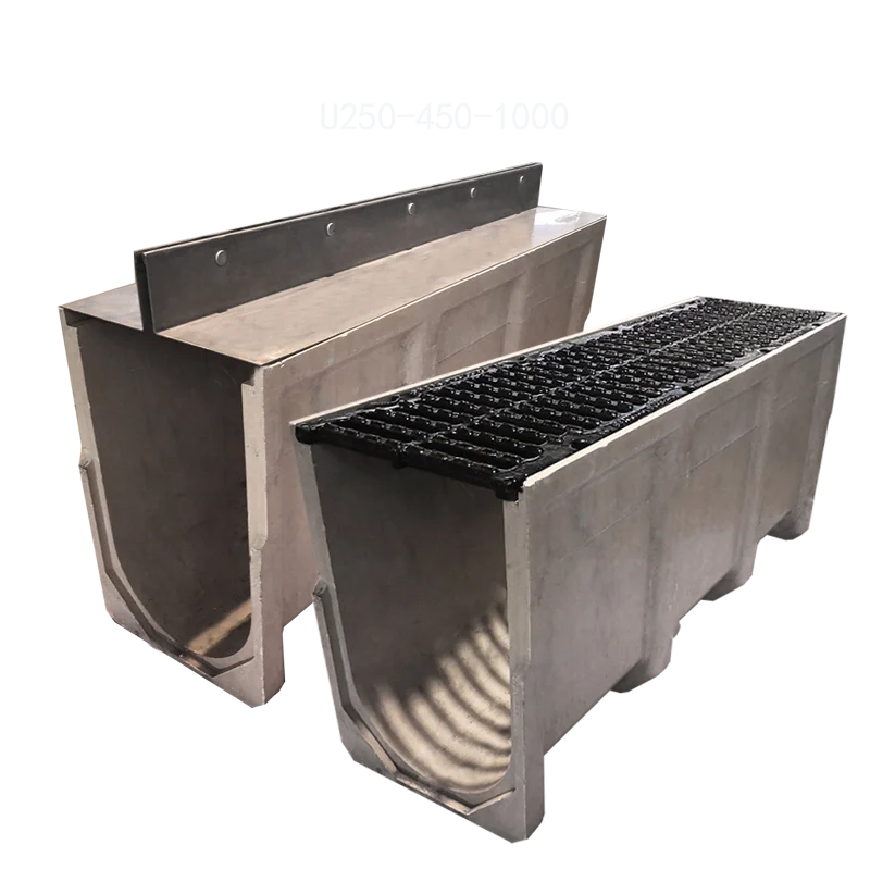 Grp/frp U-shape Linear Drainage Channel 500*1000*1000mm With Ductile ...