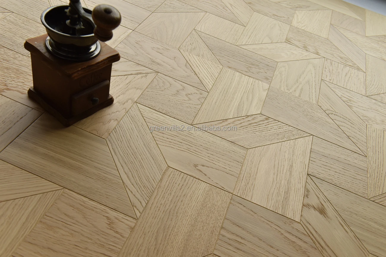 Guangzhou Factory Timber ABCD Grade Engineered Hardwood Flooring White ...