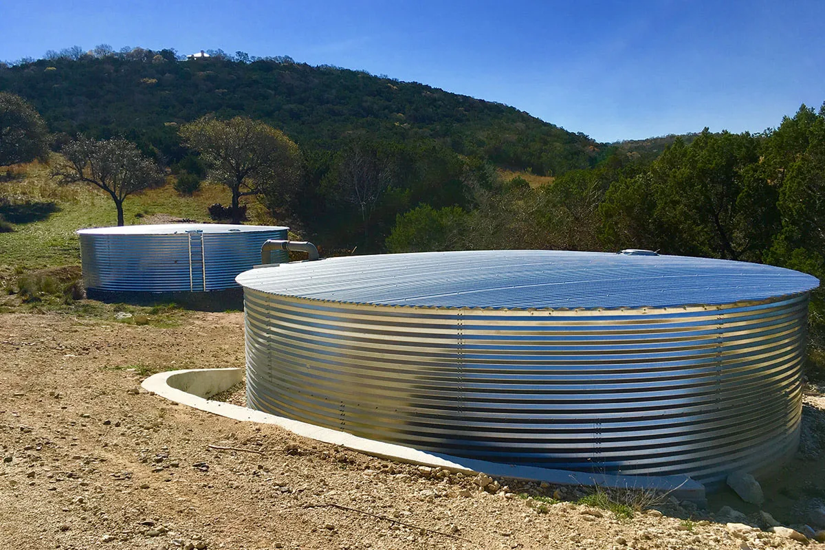 Hot Galvanized Corrugated Steel Water Tank Silo Aquaculture Irrigation ...
