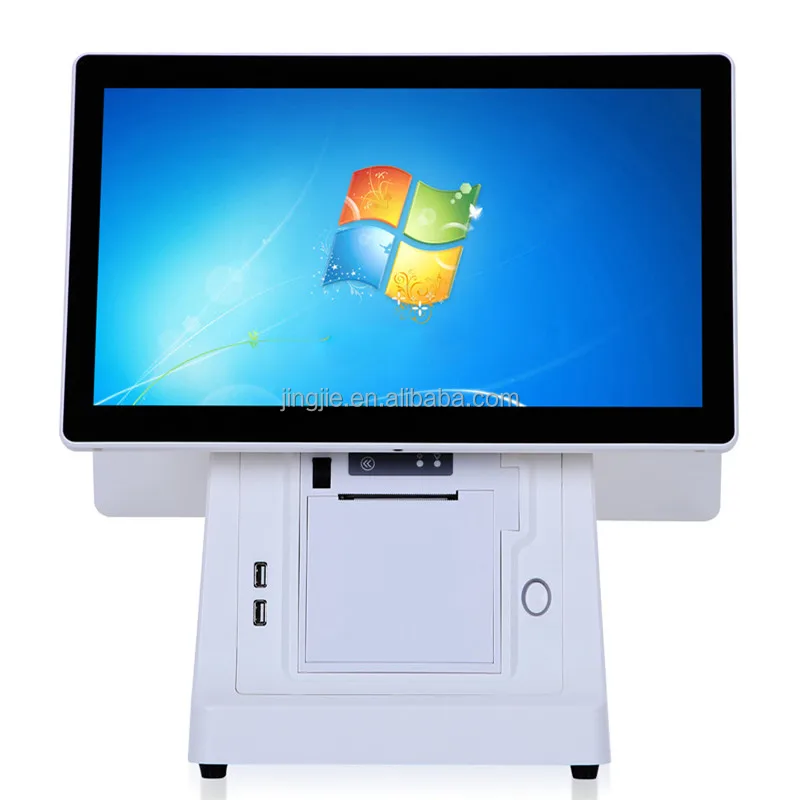 Chinese Point Of Sale System Dual Screen Touch Panel Checkout Counters ...