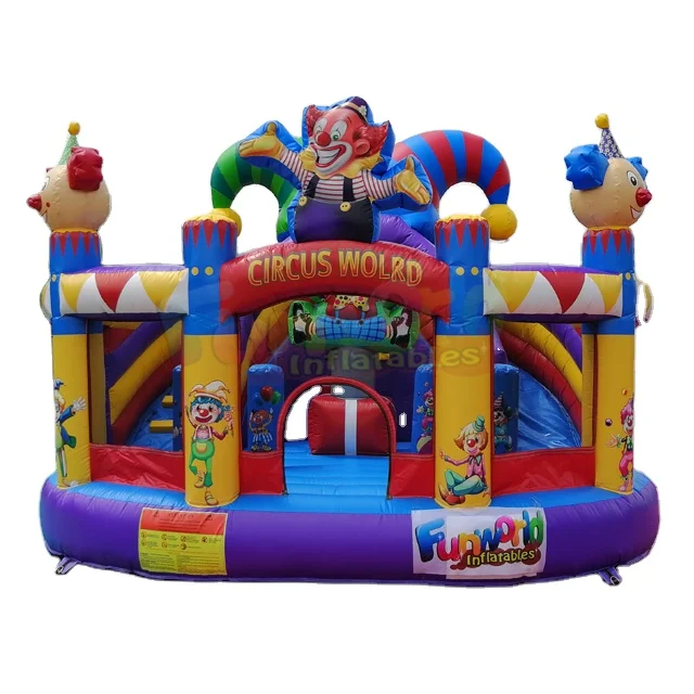 Circus World Bounce House Commercial Bouncing Castle Inflatable Bouncer ...