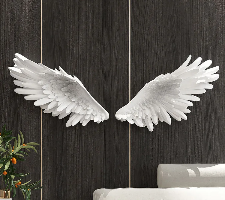 Angel Wings Retro Wall Mounted Gilt Angel Wings Figurine Wholesale Home ...