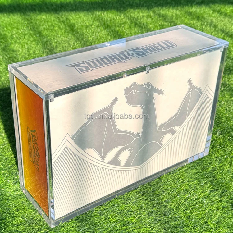 Tcg Custom Clear Pokemon Charizard Ultra Premium Collection Acrylic ...