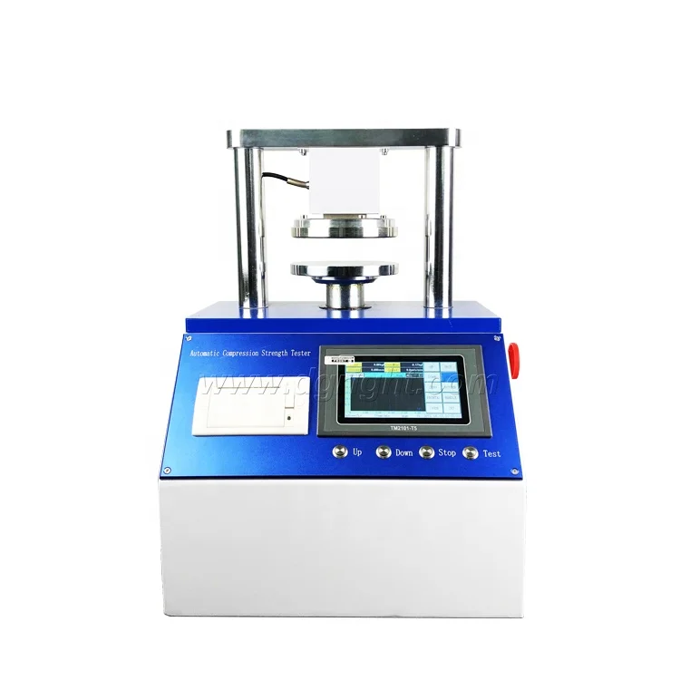 Micro Computer Ring Crush Compressive Strength Tester For Rct /ect ...