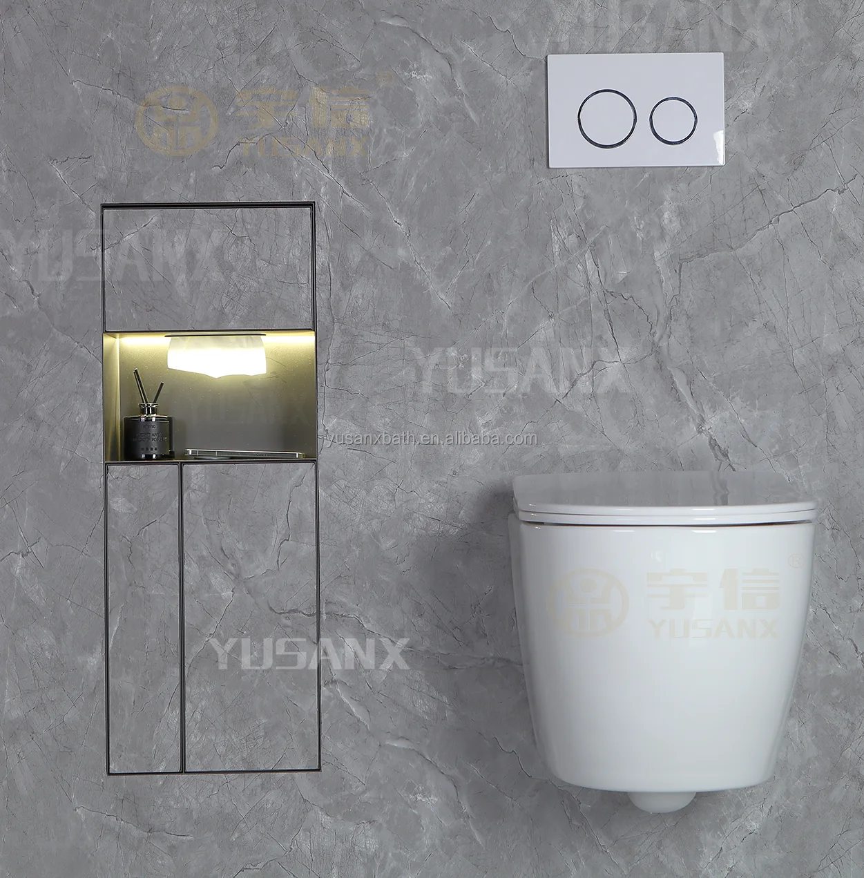 Concealed LED Light Waste Bin - Modern & Durable Solutions