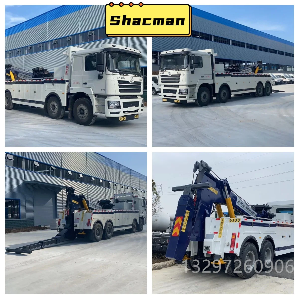 Chinese Recovery Truck Flatbed Rotator 4*2 New 6 Wheel Wrecker Tow ...