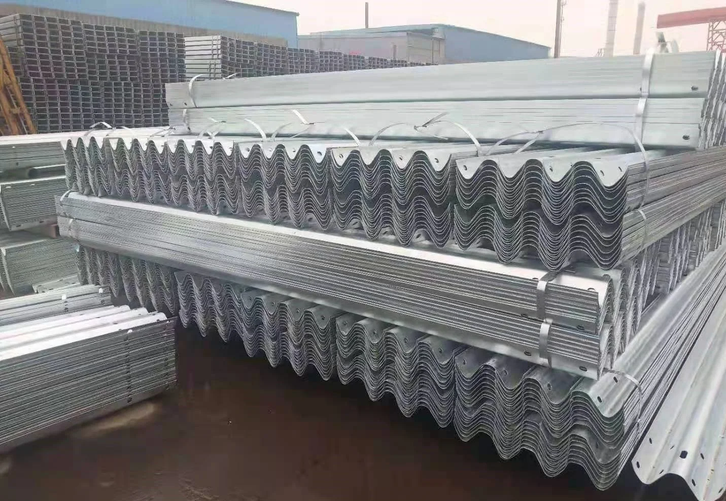 Armco Double Rail Corrugated Beam Safety Barrier System| Alibaba.com