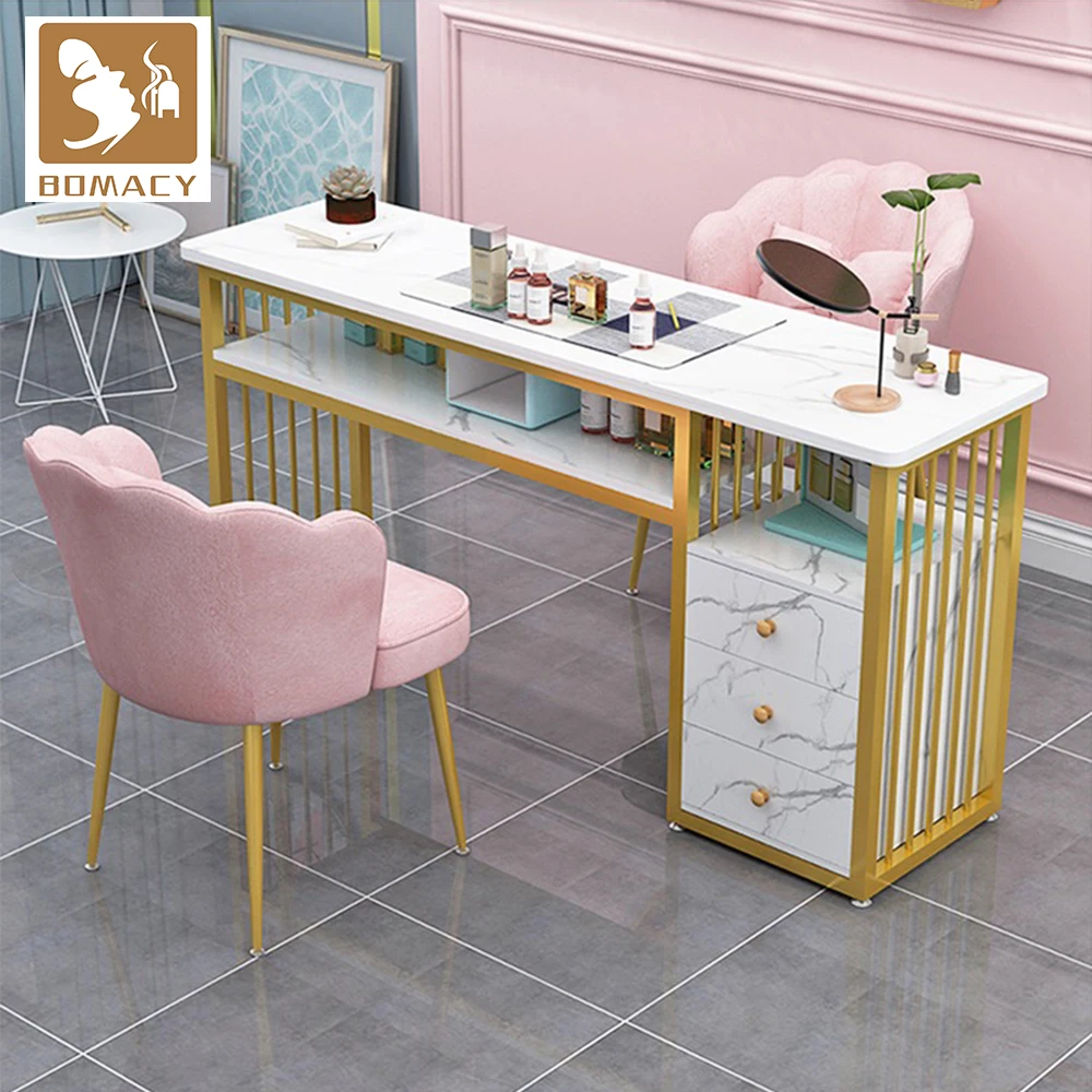 Beauty Professional Nail Manicure Table with Dust Collector