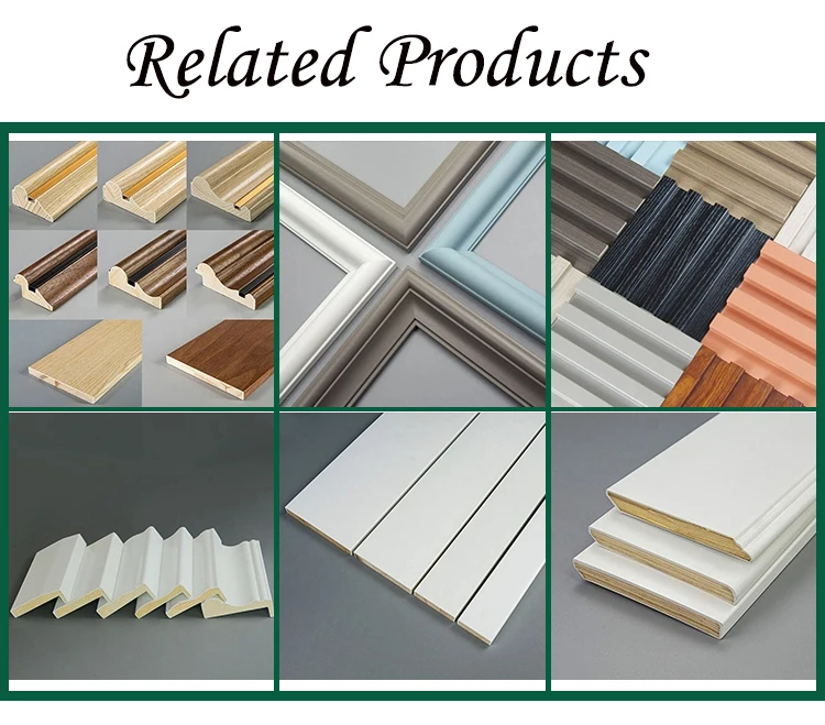 Factory White Primed Moulding Baseboard Crown Moulding Decoration ...