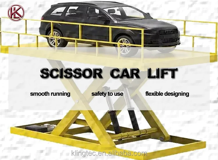 Vehicle Lift Table Rotary Platform Car Lift Elevator Stationary Turner ...
