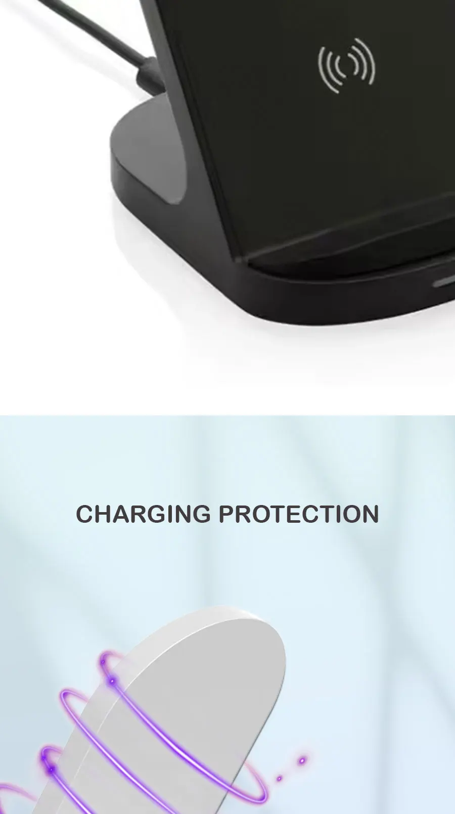 15W Fast Charging Wireless Charger Stand - Idealink W40039