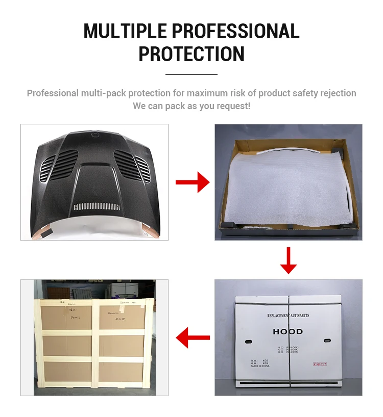 Auto Body Kit Parts Car Hoods G Class Topc Style Dry Carbon Fiber ...