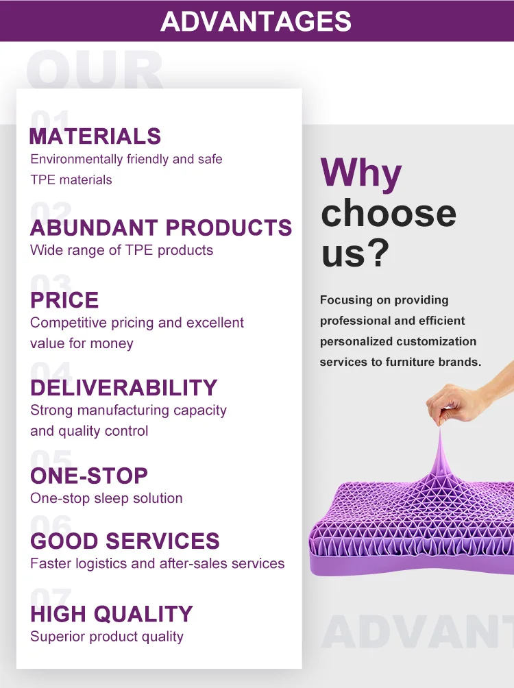 TPE Planets Good Honeycomb Hex Grid Cooling Pillow Cover