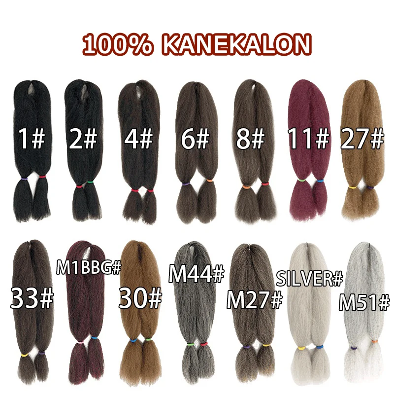 Soft Jumbo 24inch Kanekalon Braiding Hair - Realistic & Durable