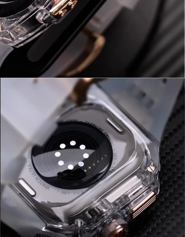 Luxury Case for Apple Watch Ultra - Transparent & Stylish