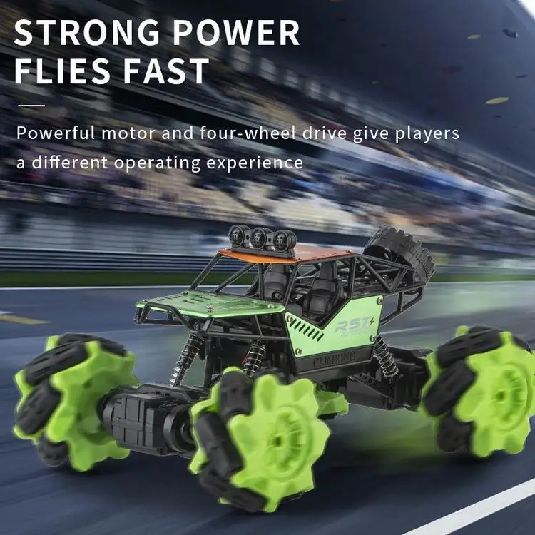 2.4g Factory Electric Rracing Remote Control Stunt Car Toy 1:20 Rock ...