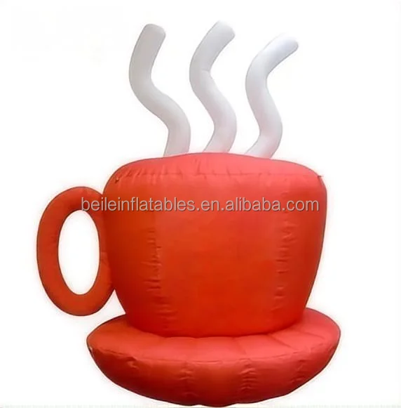 Custom BeiLe Inflatable Coffee Cup Model for Outdoor Events Party Decor ...