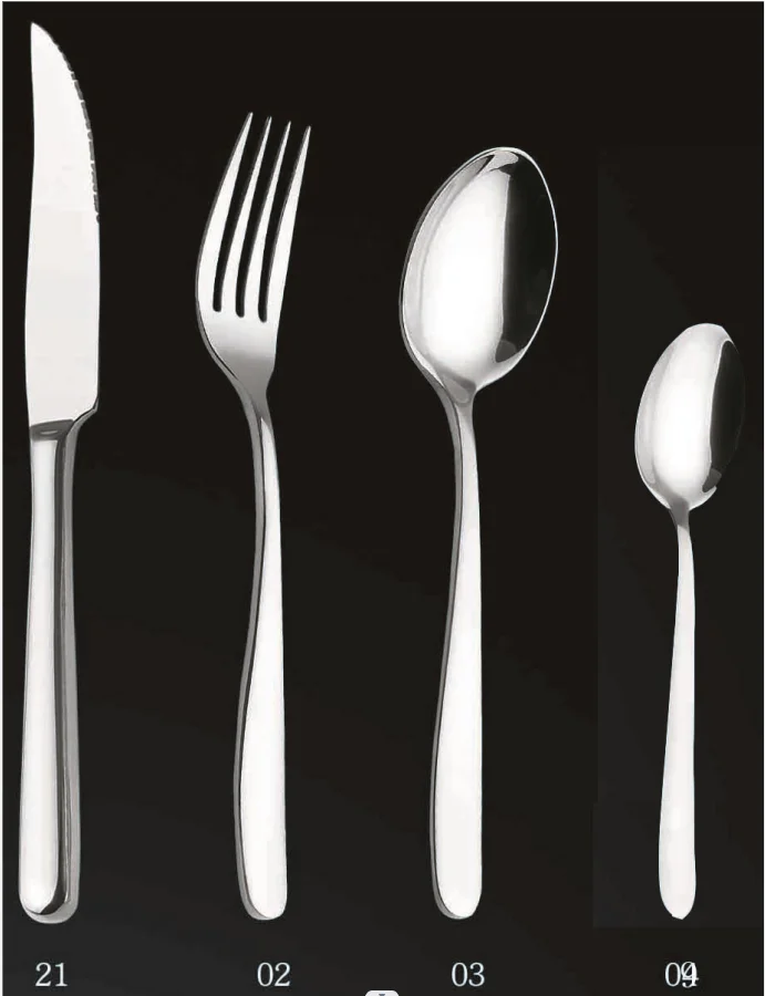 Stainless Steel Cutlery Sets for Hotels and Restaurants