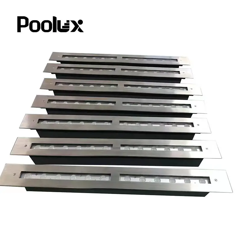 2023 Buried Rectangular Linear Inground Floor Lamp - IP67 RGB LED