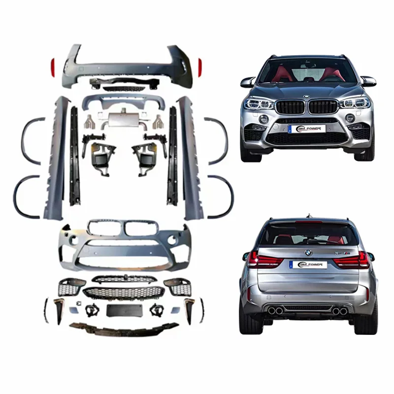 X5m Surround Modification Body Kit Rear Lip Front Bumper For Bmw 5 ...