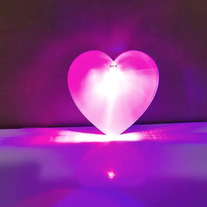 Rubysub Sublimation Light Up Badge Customized Button Acrylic Blanks ...