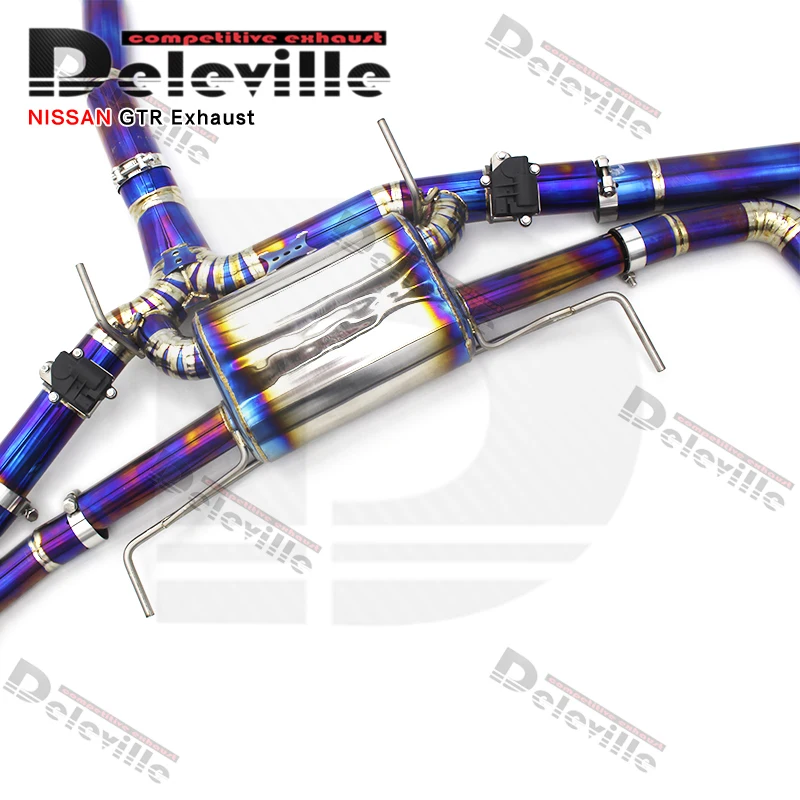 High Quality Titanium Exhaust Pipes for Nissan GTR R34 R35